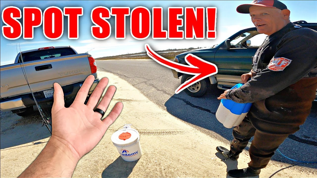 What happened after our fishing spot was stolen