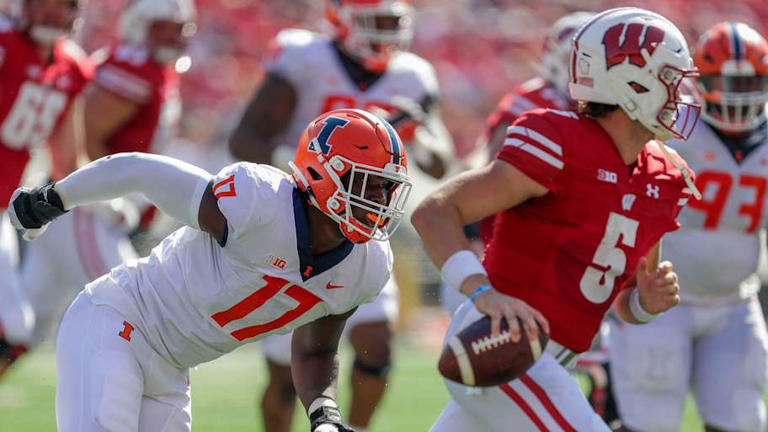 Illinois Coach Bret Bielema Compares Gabe Jacas to Former NFL Defensive POY