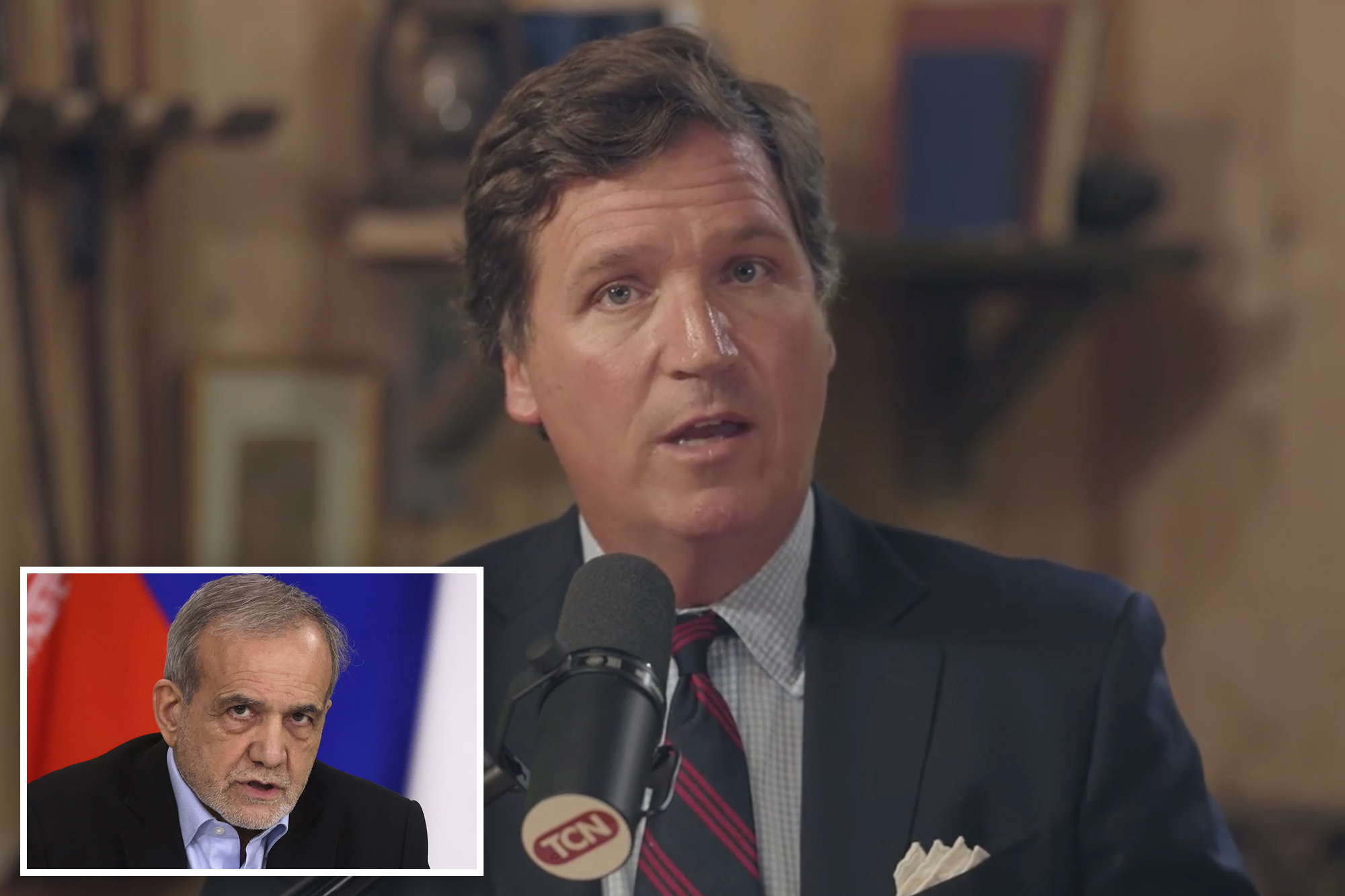 Tucker Carlson set to release interview with Iranian president