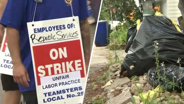 Sanitation worker strike causing garbage to pile up in Mass. communities