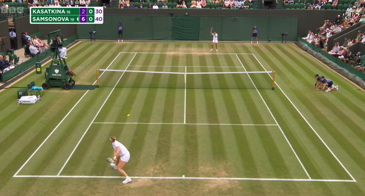 'Unfortunate' wardrobe malfunction to Wimbledon player