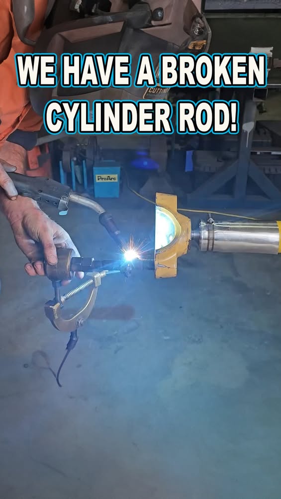 Broken In Half: Making a New Cylinder Rod!💪🏻