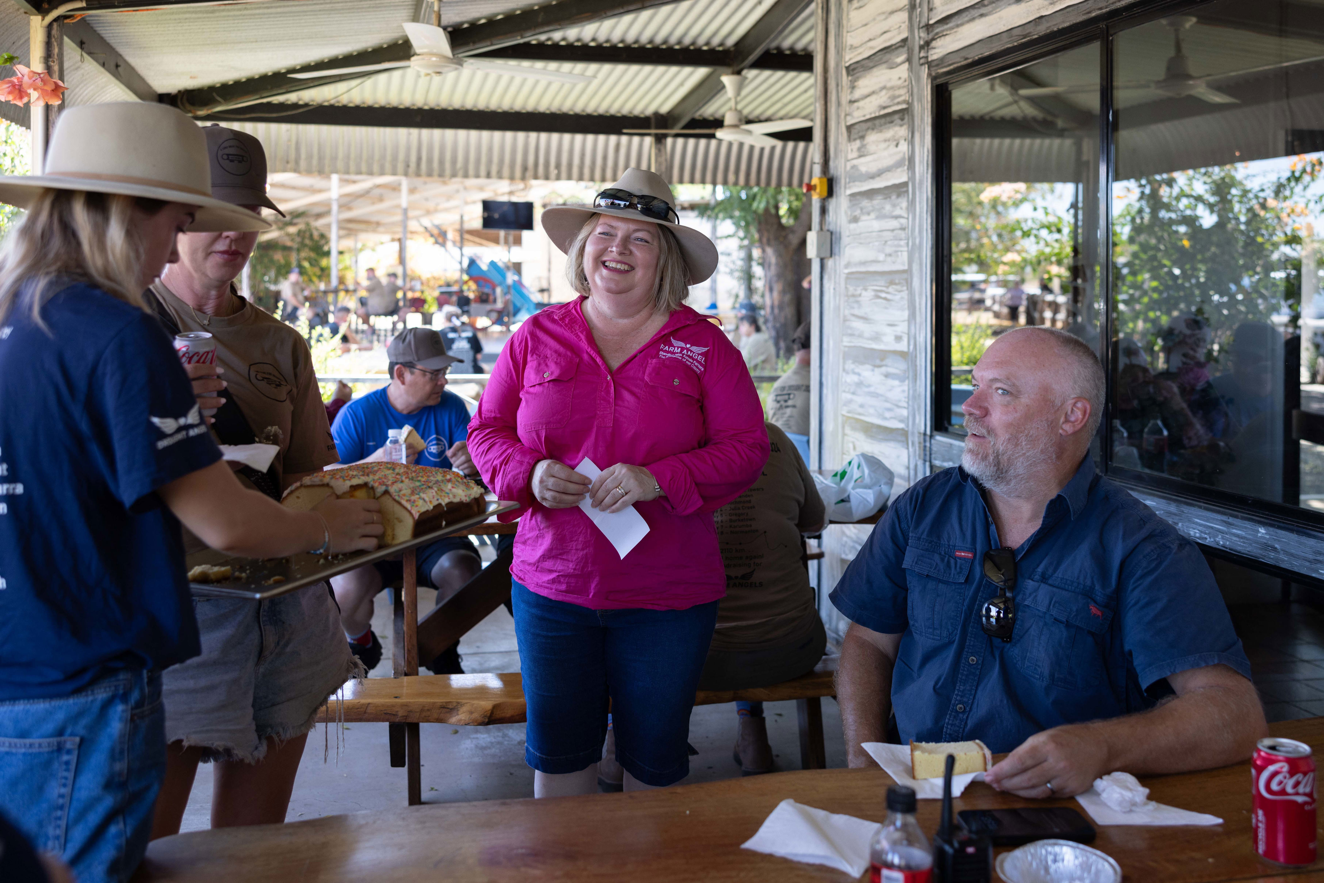 Kate's a single mum and a cattle farmer. One day, she lost her eyesight