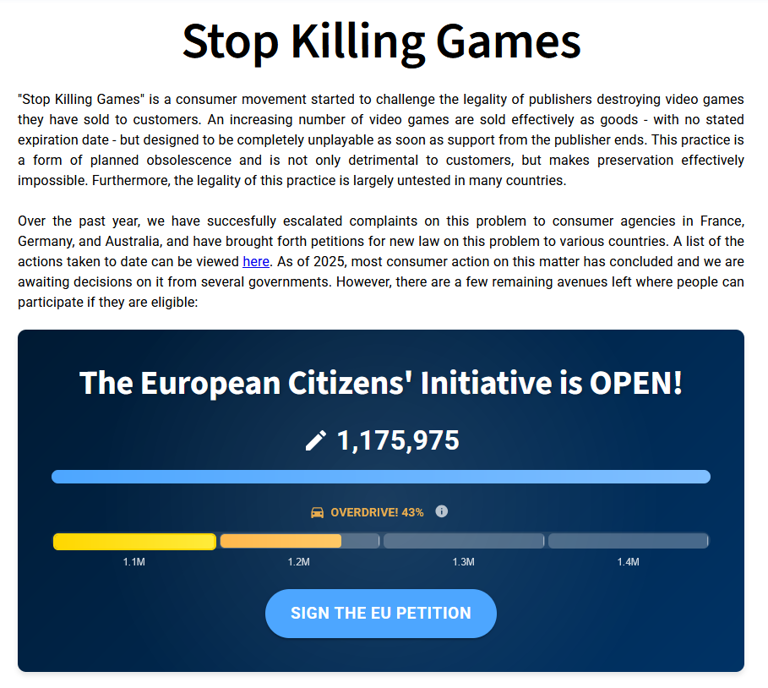 Stop Killing Games Needs to STOP, Says European Video Game Trade ...