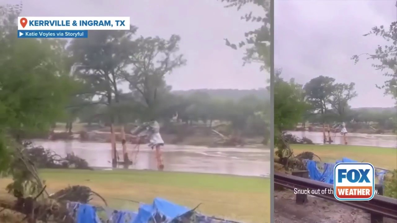 Flood damage in Kerrville, Ingram after deadly Texas floods