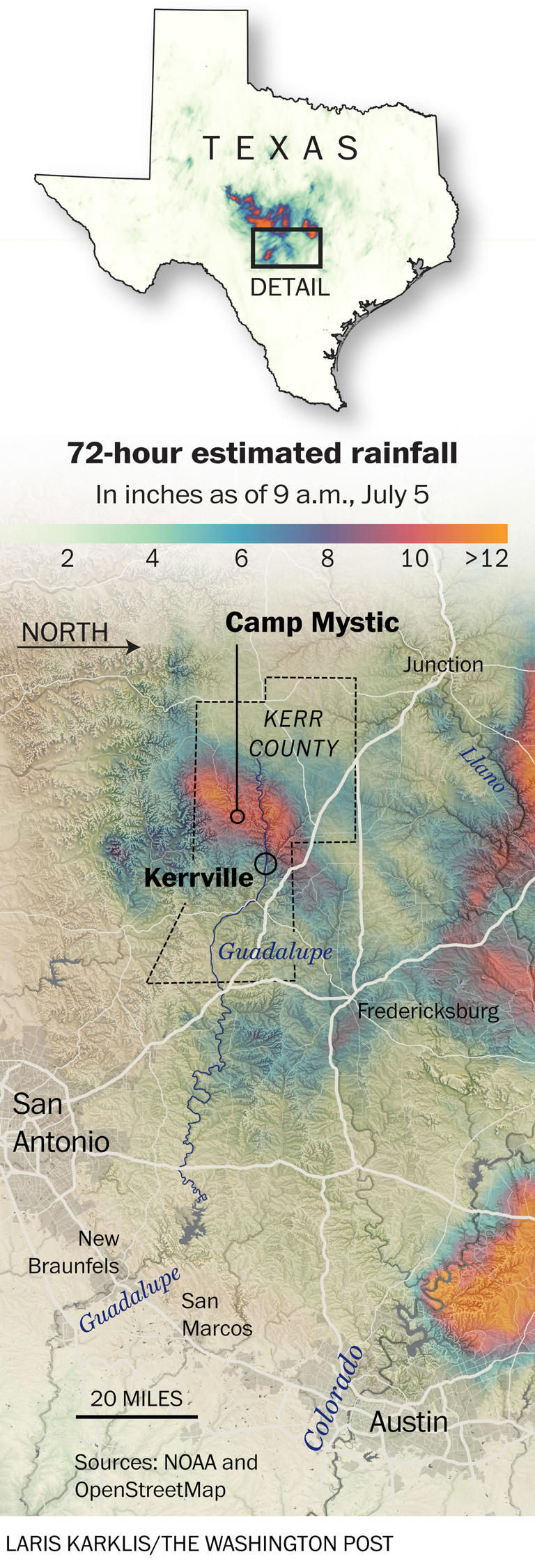 How extraordinary rainfall caught Texas by surprise