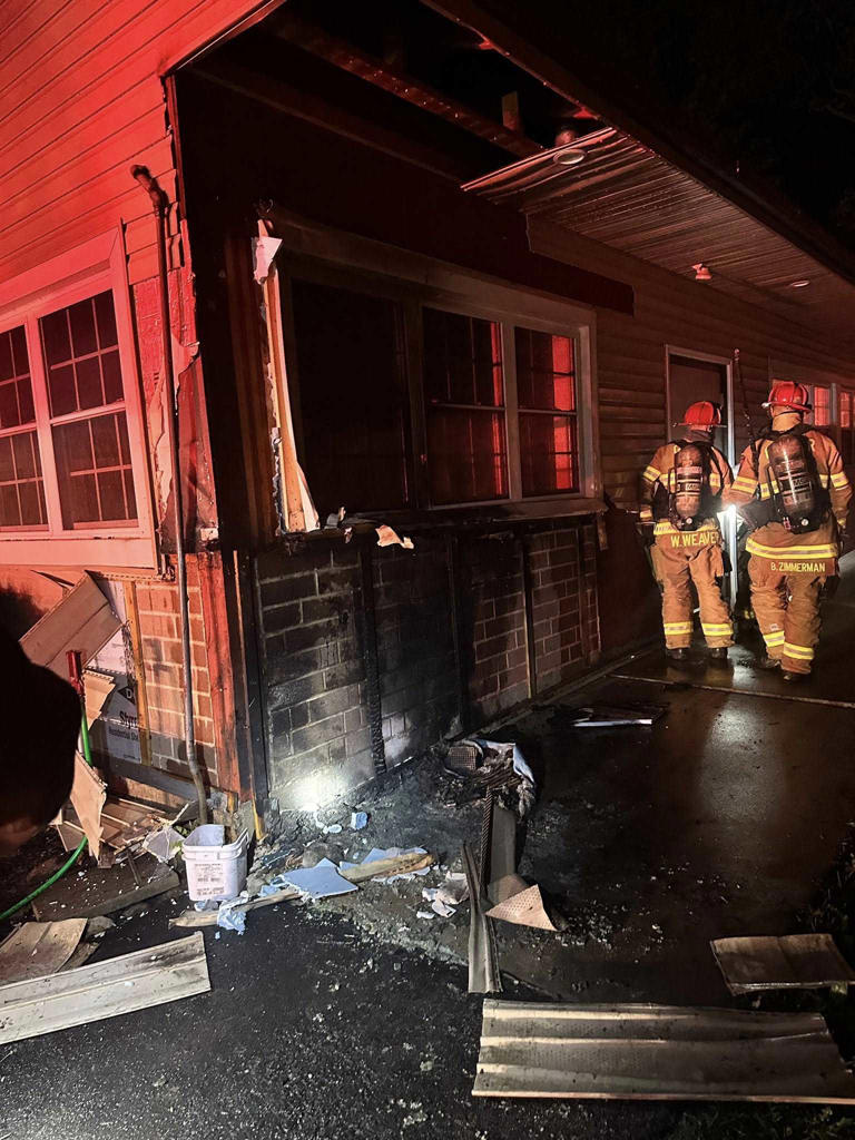 Improperly disposed fireworks cause fire at a park in Lancaster