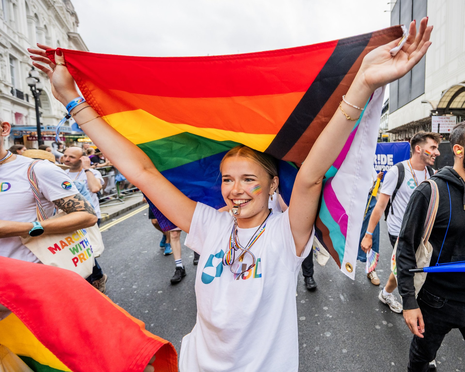 Hundreds of thousands celebrate London Pride