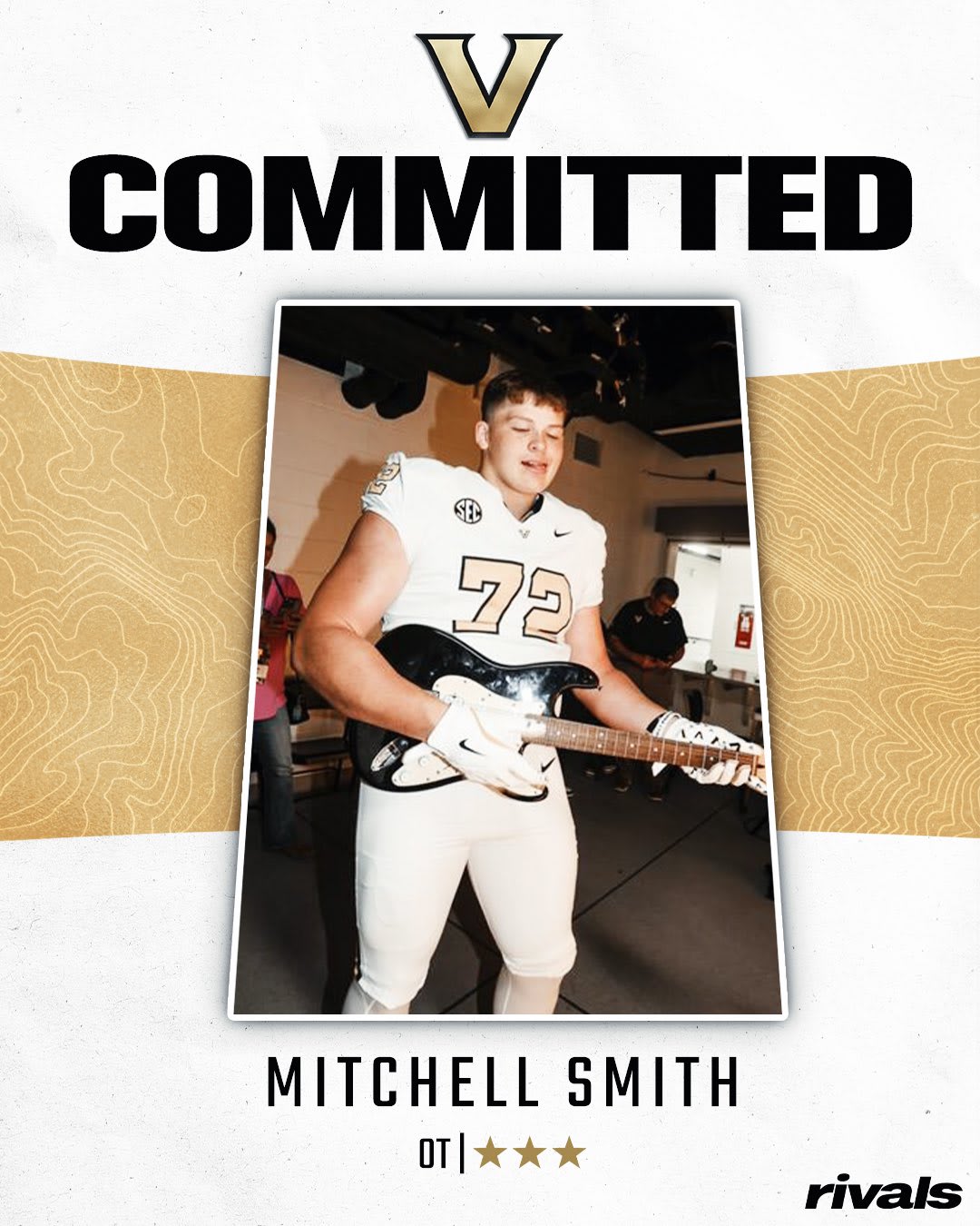 OL Mitchell Smith Chooses Vanderbilt Over Alabama and Florida State