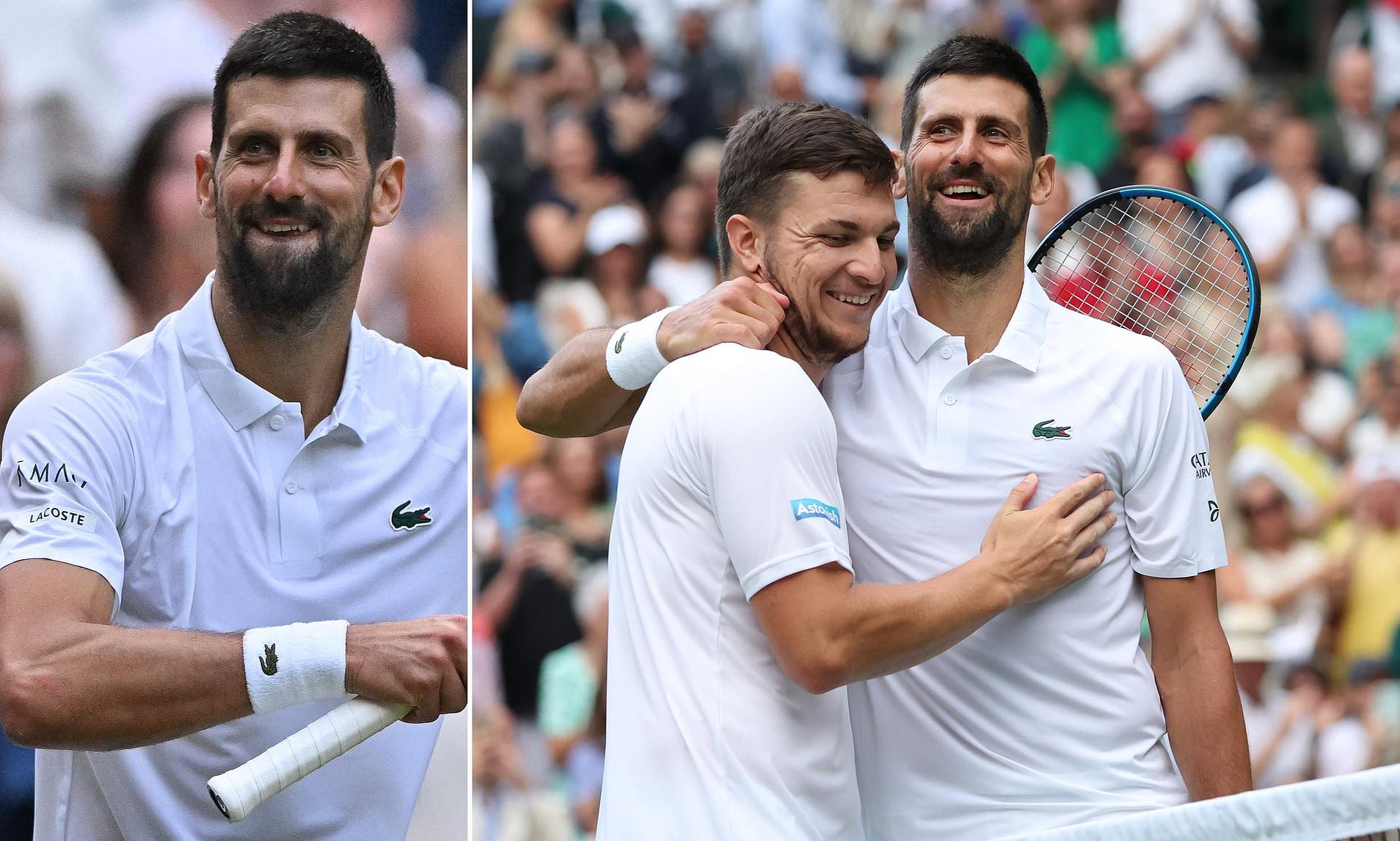 Novak Djokovic turns back time and brings up Wimbledon century in style ...