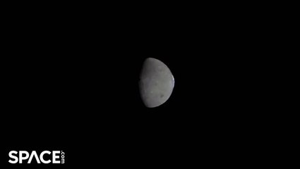 Earth-Moon Transiting During Artemis 1 Mission - Amazing Time-Lapse Footage