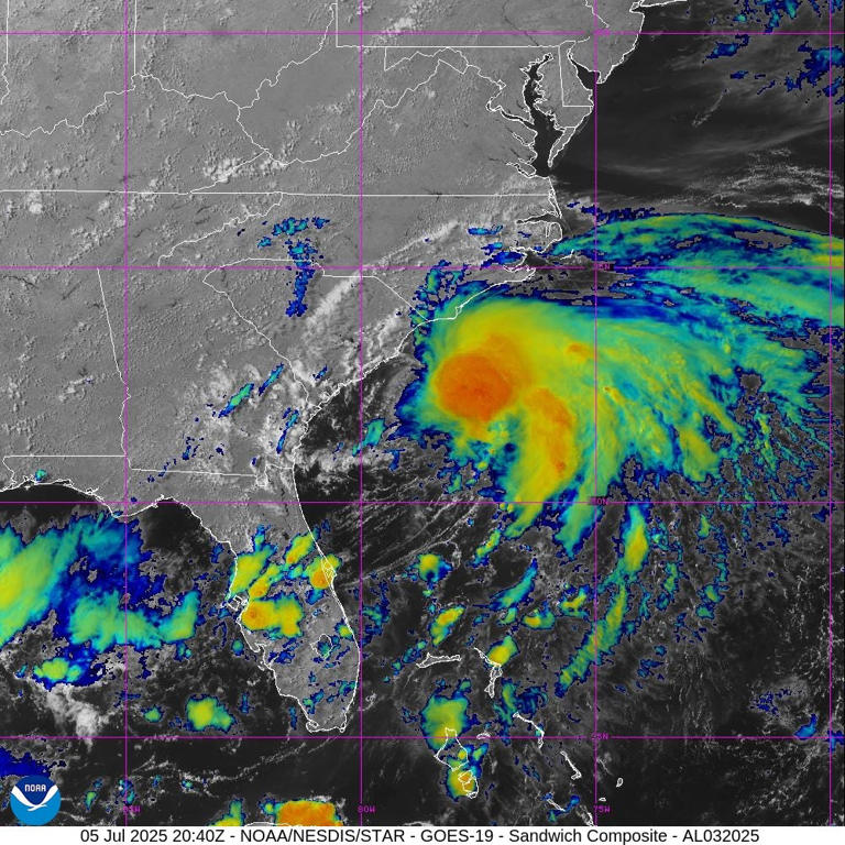 Storm tracker: Tropical Storm Chantal forms; heavy rains headed for ...