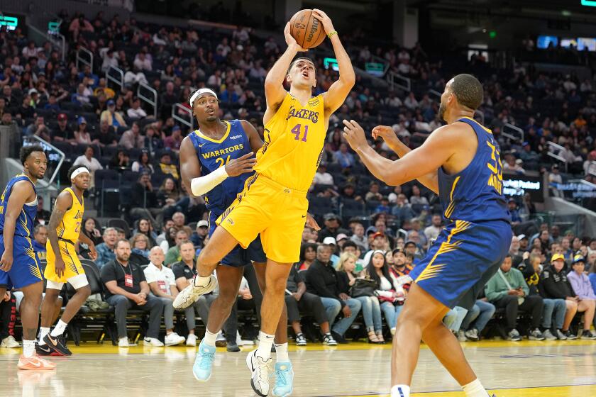 Lakers lose to Warriors in California Classic opener as Bronny James ...
