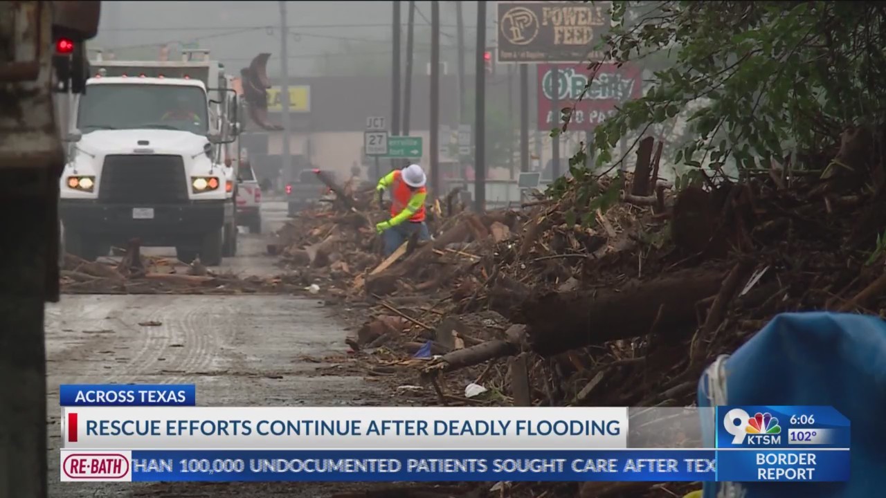 Rescue efforts continue after deadly flooding