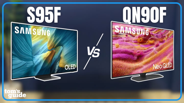 Samsung S95F OLED vs. QN90F Neo QLED