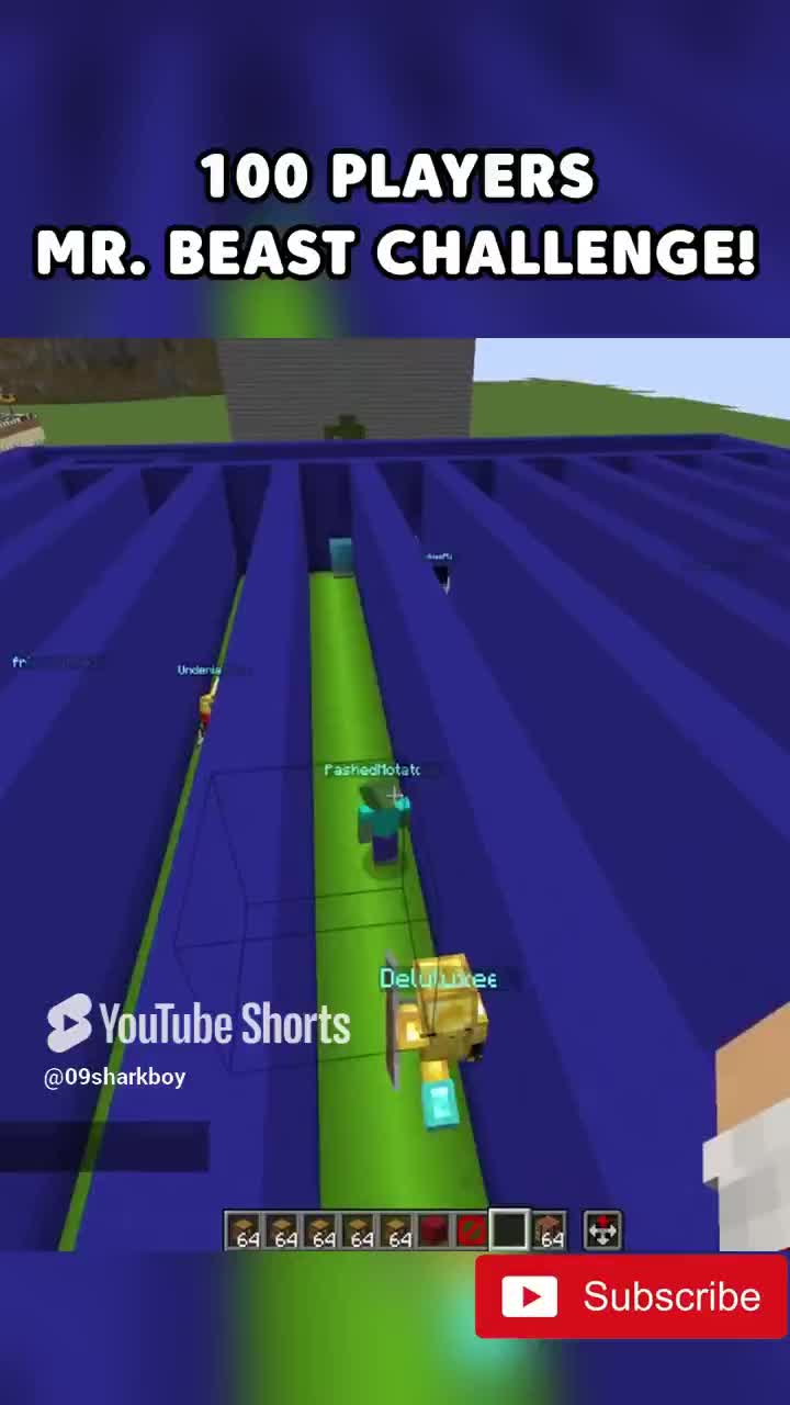 100 Kids Attempt MrBeast’s Minecraft Challenge