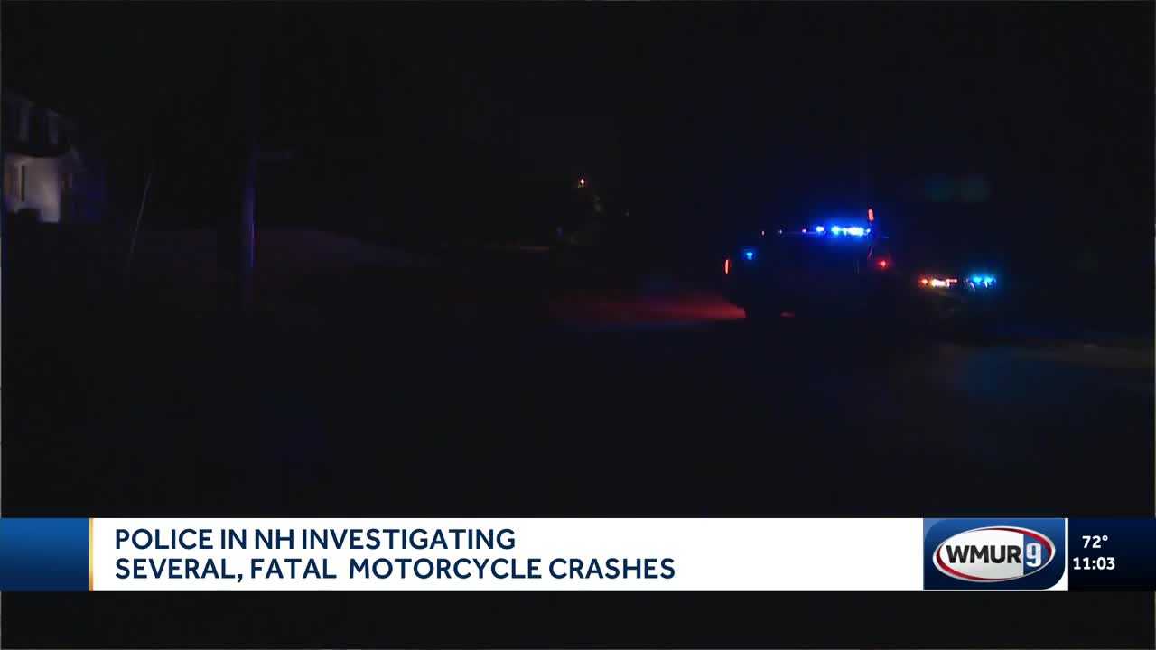 Several fatal motorcycle crashes under investigation in NH this weekend