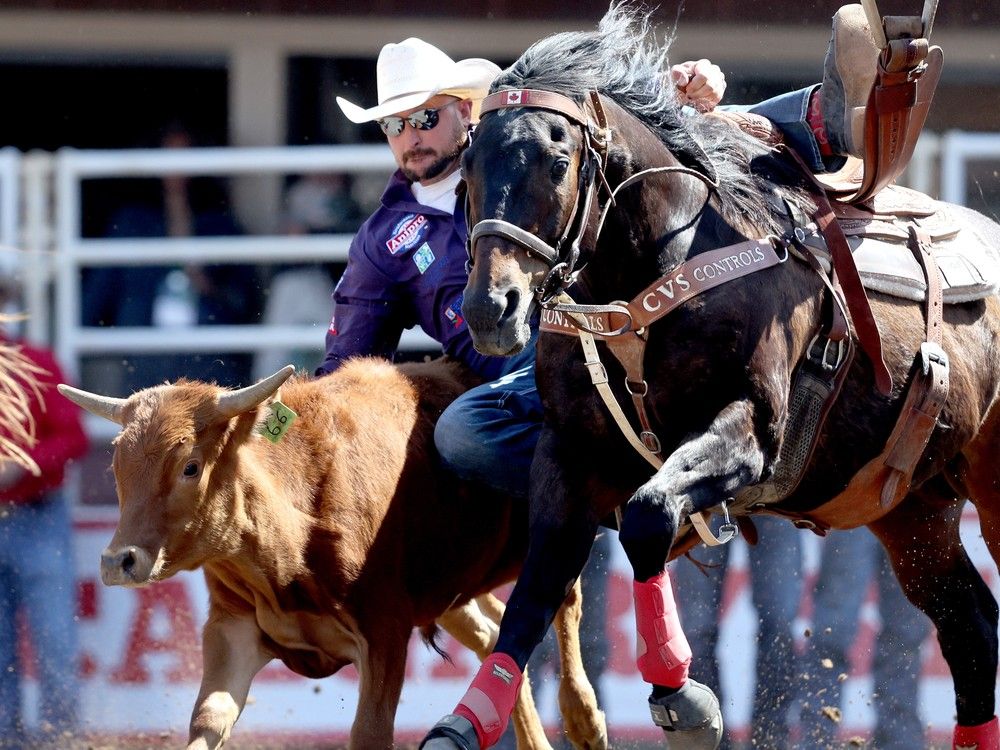 Day 2 of Calgary Stampede Rodeo: Early calendar start makes for tough ...