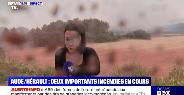 "Qu'est-ce que vous foutez-là !", un pompier vire en direct une journaliste de BFMTV venue trop ...