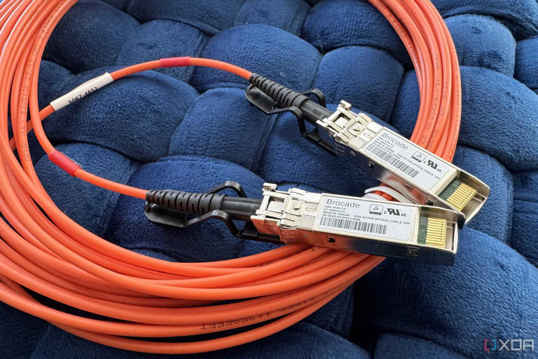 I replaced my Ethernet cables with optical DACs and I won’t go back