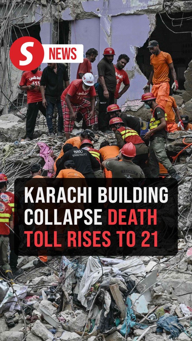 Death toll in Pakistan building collapse rises to 21