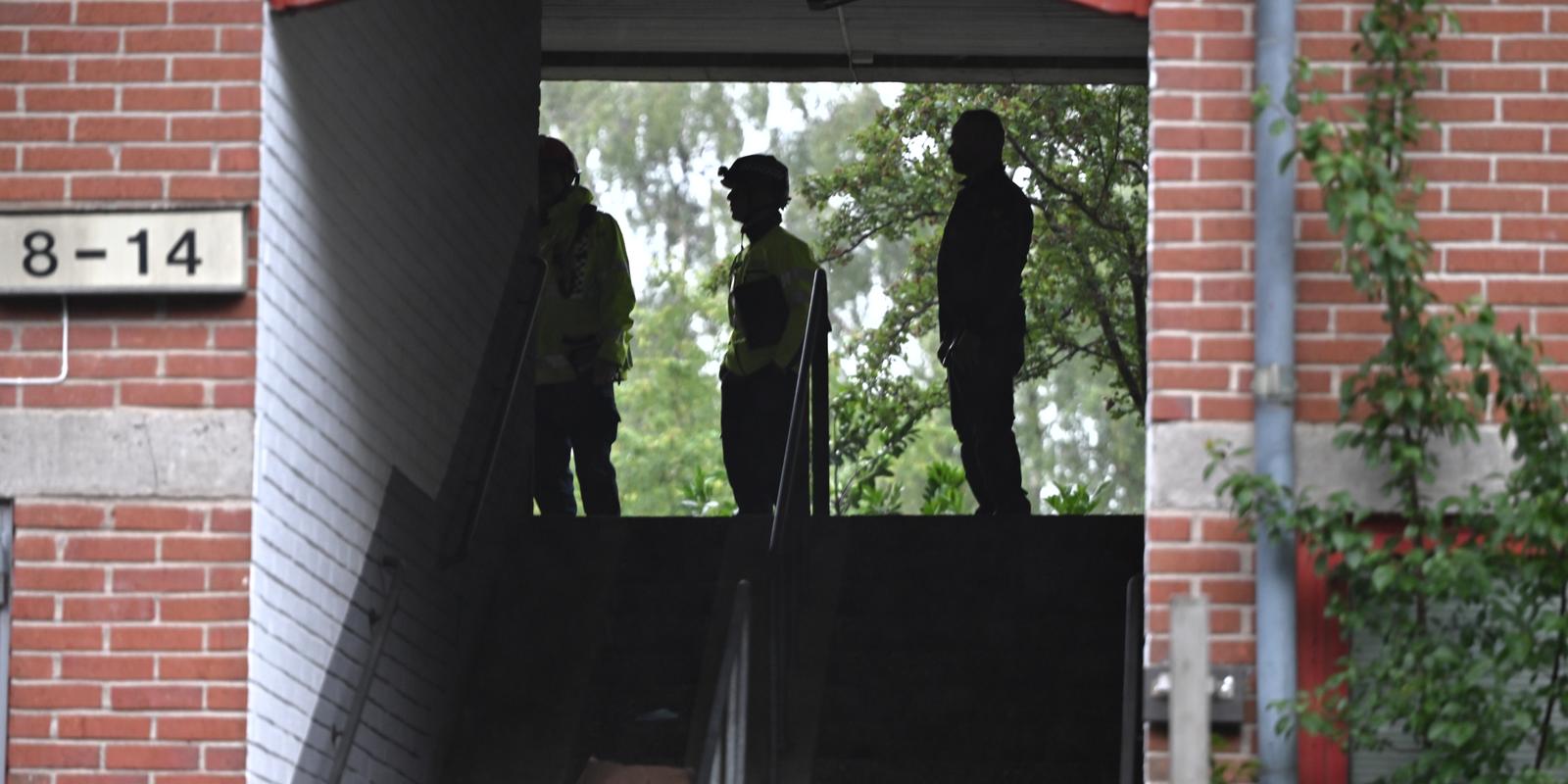 Uppgifter: Den skadade har koppling till explosionen