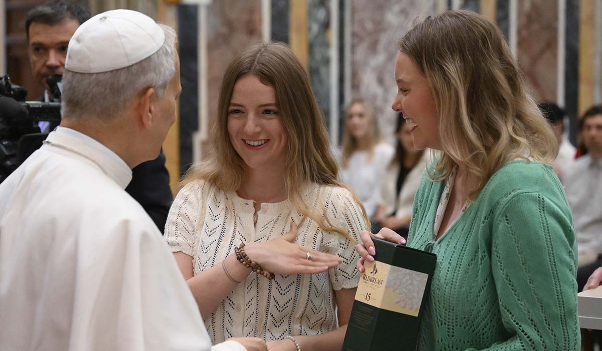 Pope Leo XIV praises the ‘faith’ of Irish teacher group