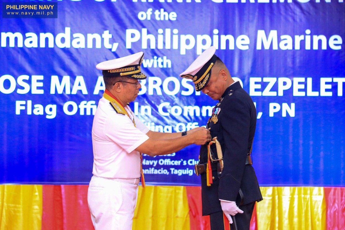 Blanco assumes post as Philippine Marine Corps commandant
