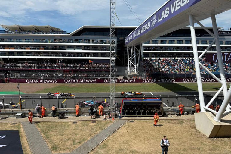 I went to the F1 paddock at the British Grand Prix and it was like ...