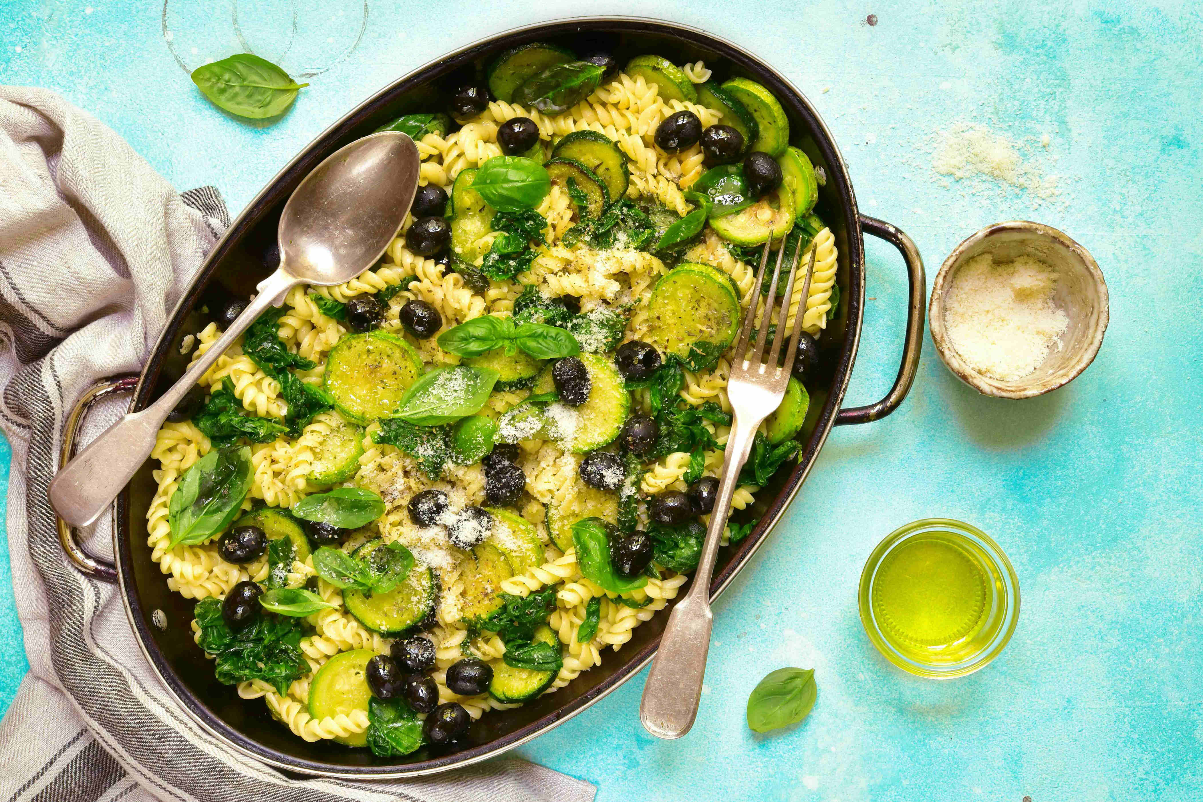 Verrassend lekker: pasta met zomergroenten en Groningse mosterd