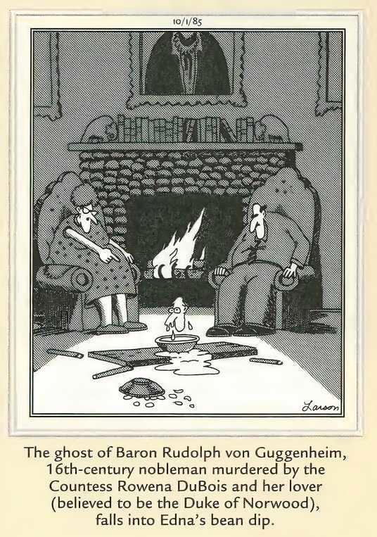 10 Hilarious The Far Side Comics About Haunted Houses, Ranked