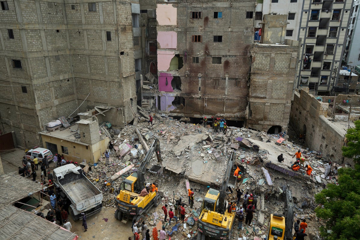 At least 27 bodies recovered from collapsed Pakistan building as rescue ...