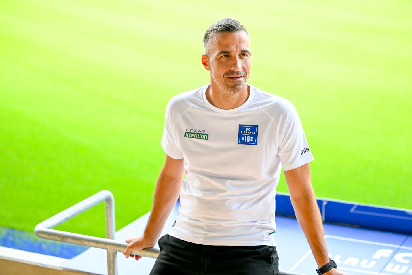 FC Blau-Weiß Linz-Cheftrainer Mitja Mörec: "Mutiger und aktiver Fußball"