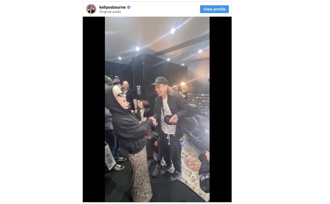 As Ozzy Osbourne said goodbye, Kelly Osbourne said ‘Yes' to her son's ...