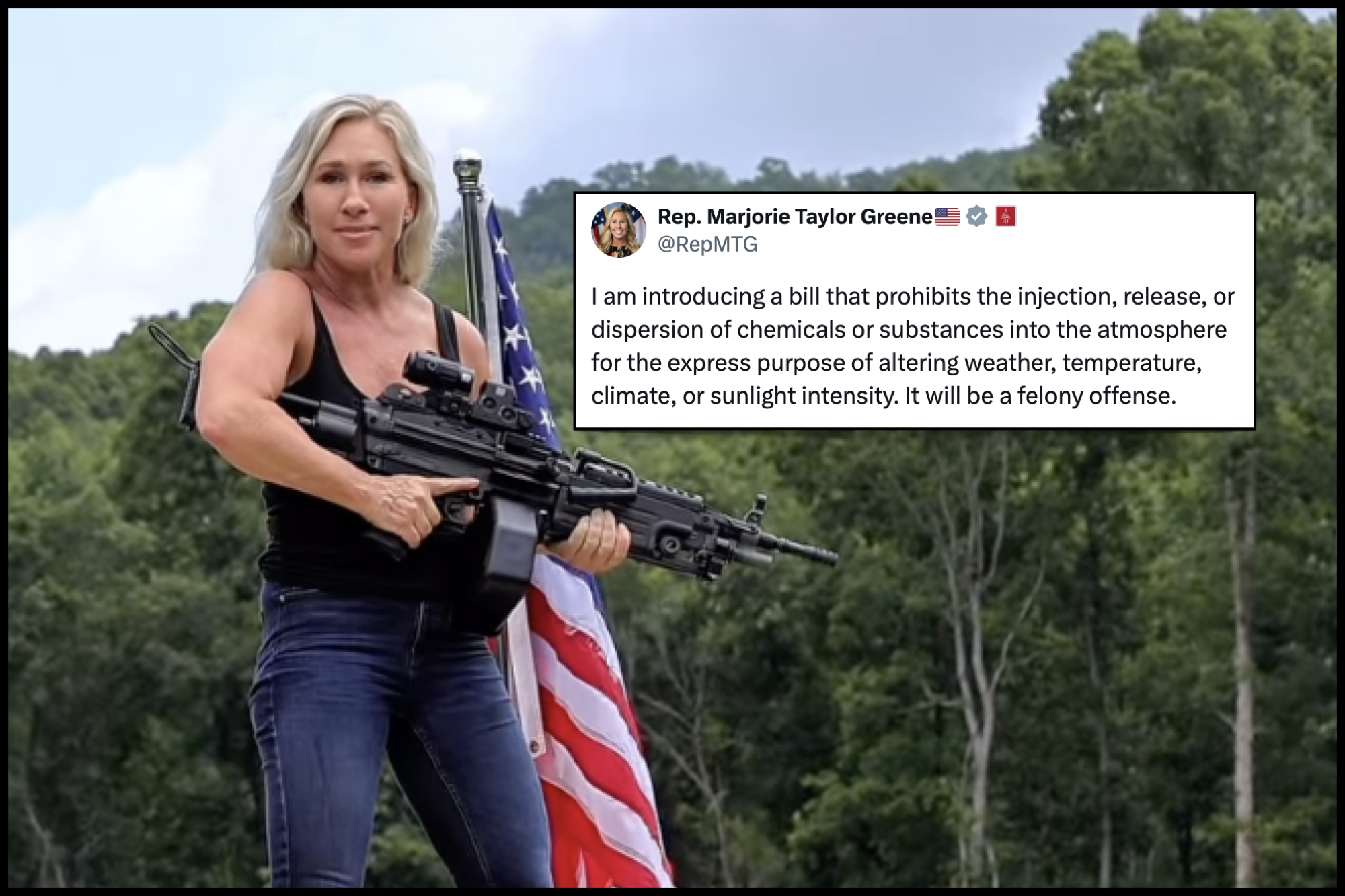 Marjorie Taylor Greene Mocked For Promoting 'Weather Modification' Ban ...