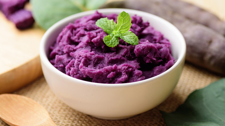 Purple Sweet Potatoes Vs. Ube: What's The Difference?
