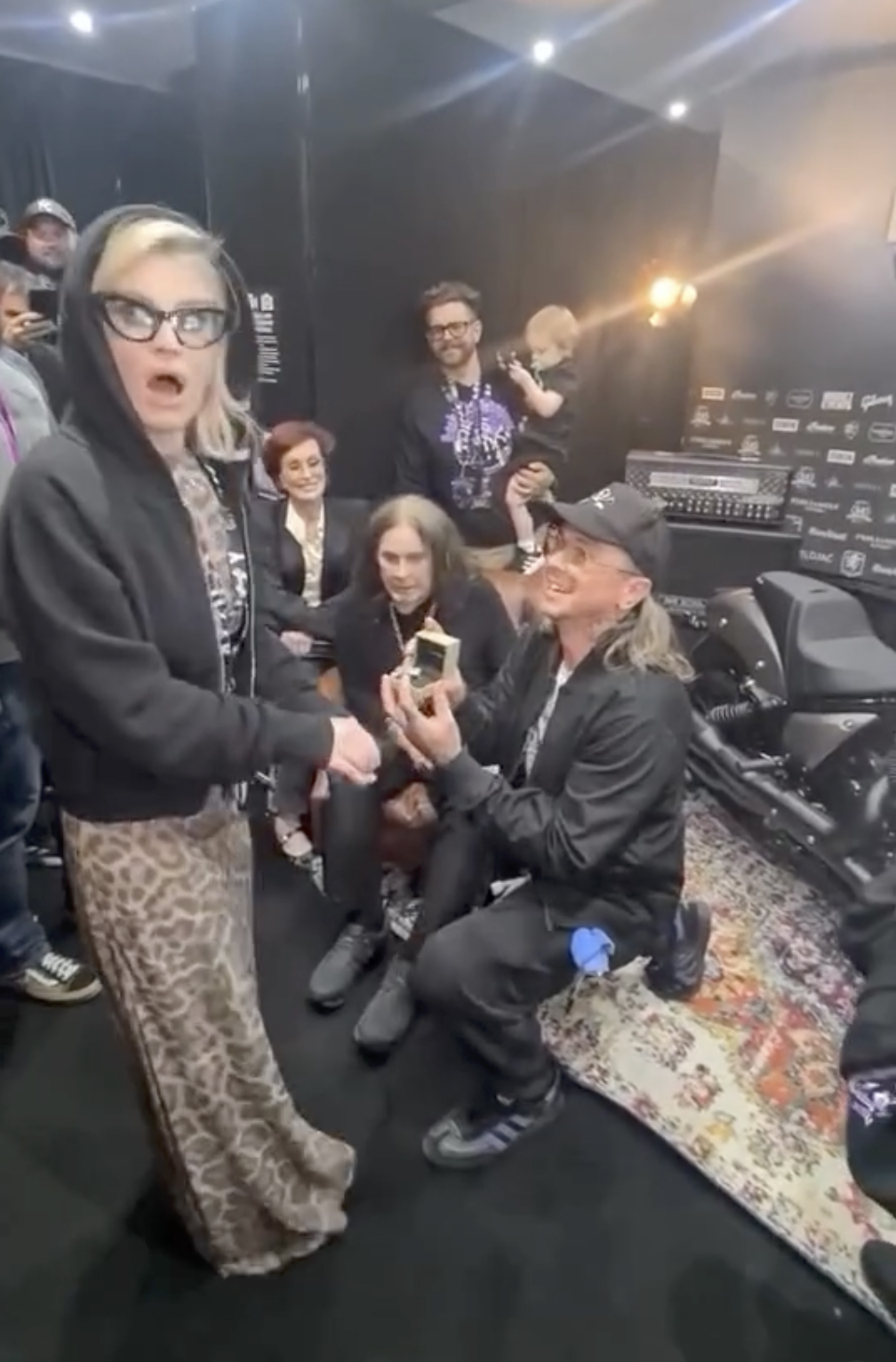 Kelly Osbourne gets engaged to Sid Wilson at dad Ozzy’s Black Sabbath ...