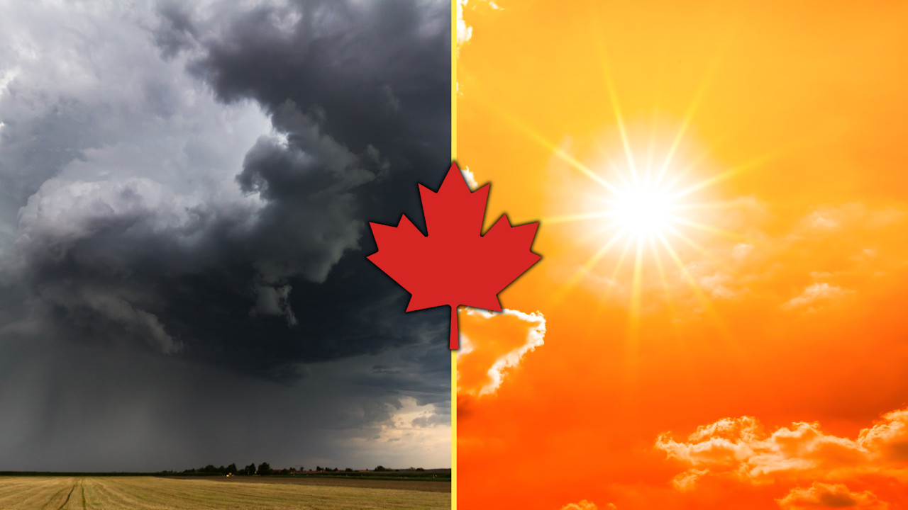A normal July brings Canada drought, downpours, and dizzying heat