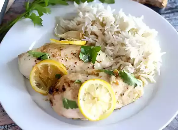 Baked lemon chicken