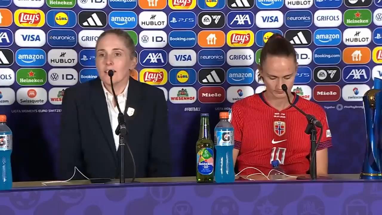 Norway coach Grainger 'pleased and proud' after 2-1 win over Finland