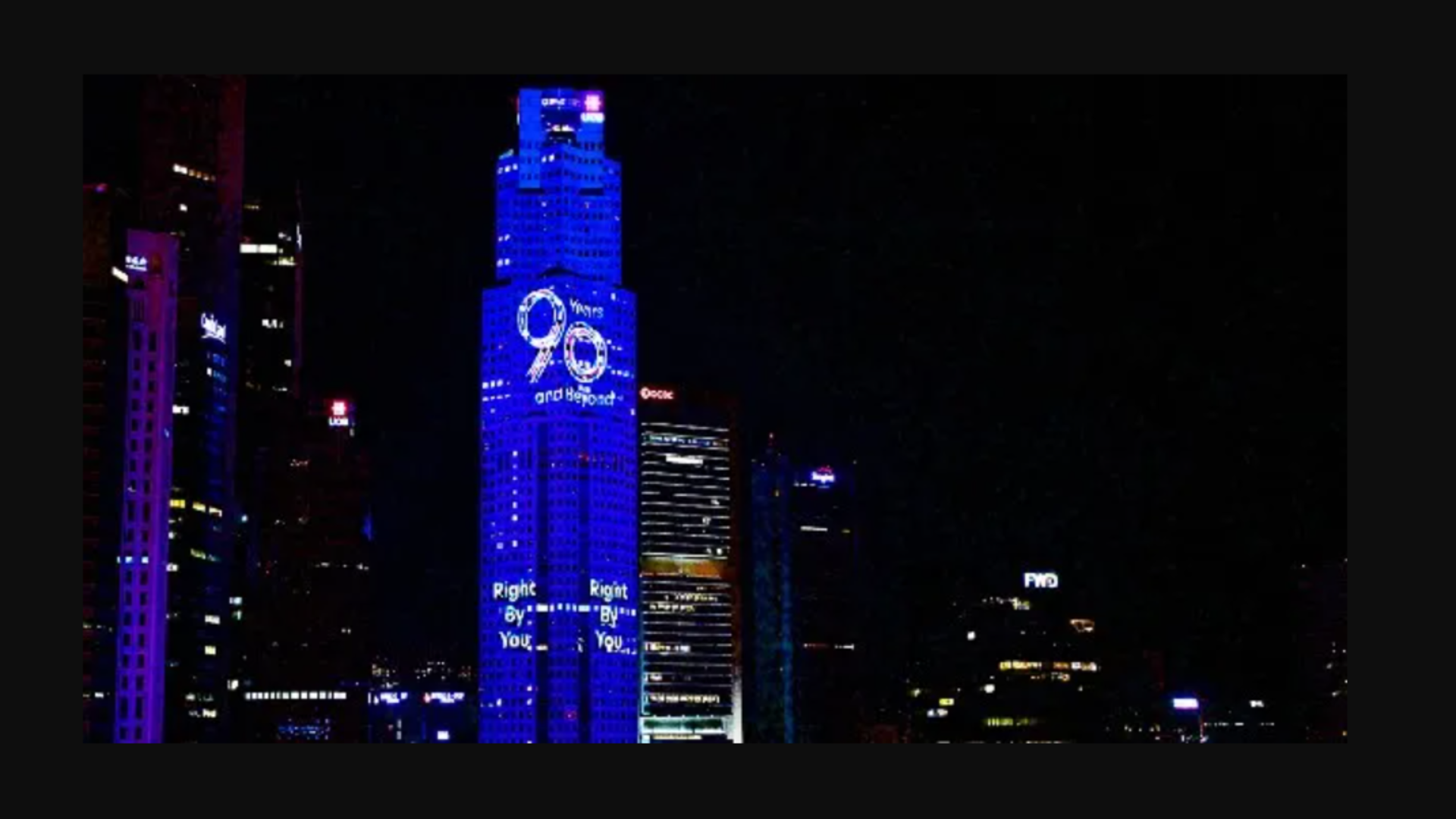 250-million pixel virtual projector sets world record on 280-meter tall ...