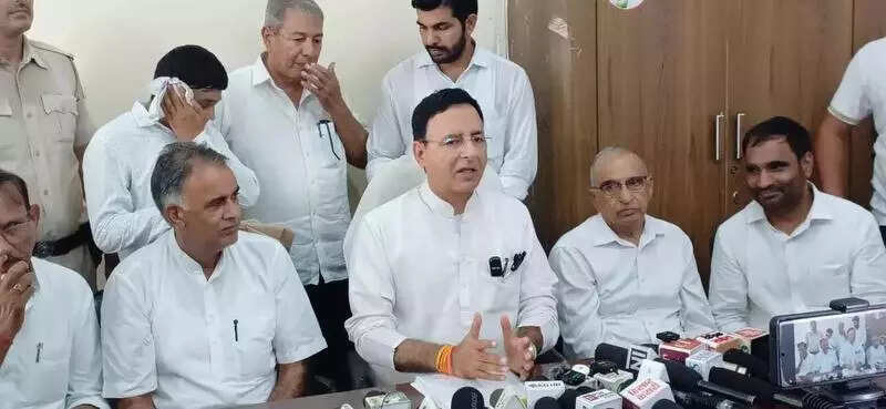 Cong leader Surjewala alleges tampering in HPSC recruitment exam, seeks ...