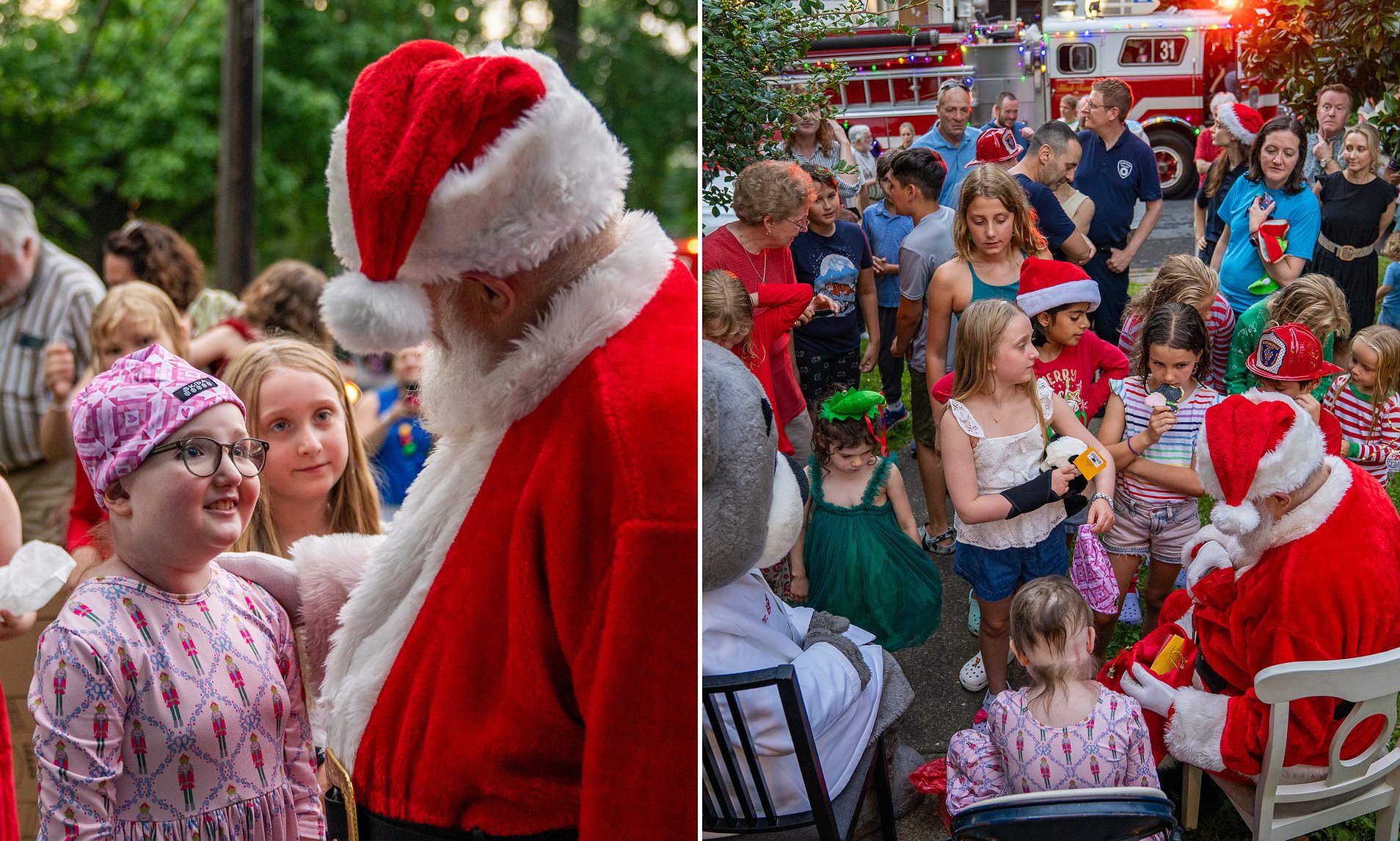 Small town rallies together to create 'last' Christmas in summer for ...