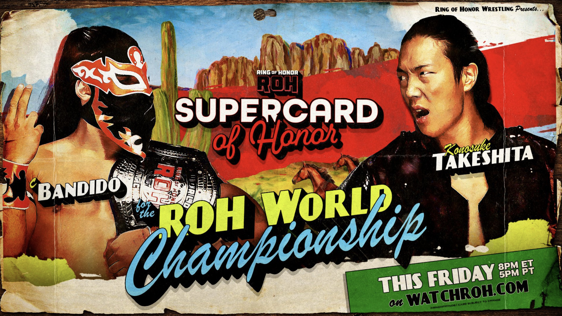 Supercard of Honor only has four matches with less than one week until ...