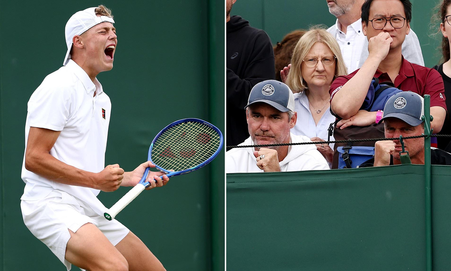 Cruz Hewitt follows in footsteps of his famous dad Lleyton as he ...