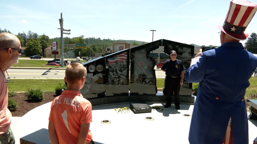 Monument for Gold Star Families dedicated in Elkins