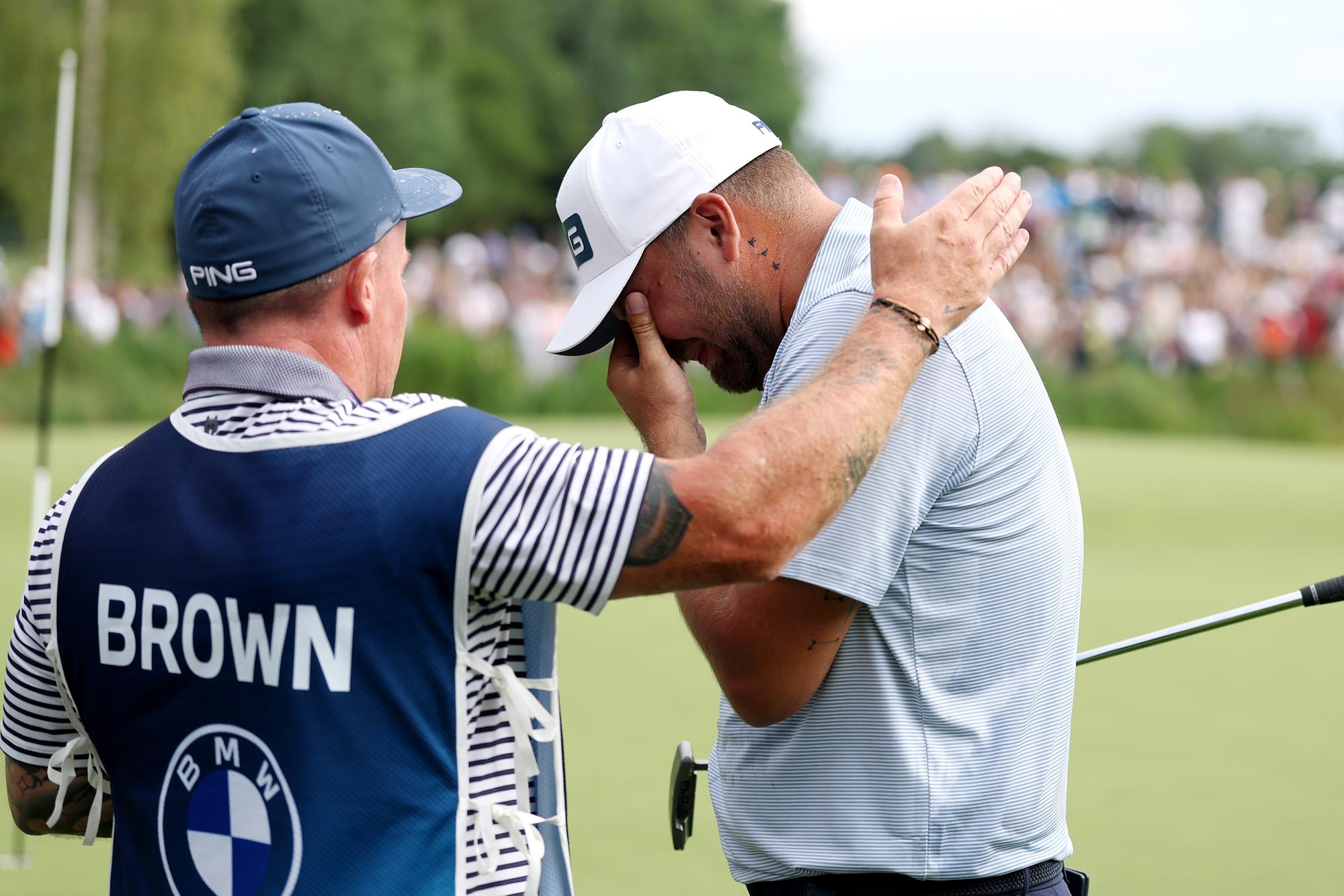'That was for my friend': Yorkshire golfer Dan Brown lands emotional DP ...