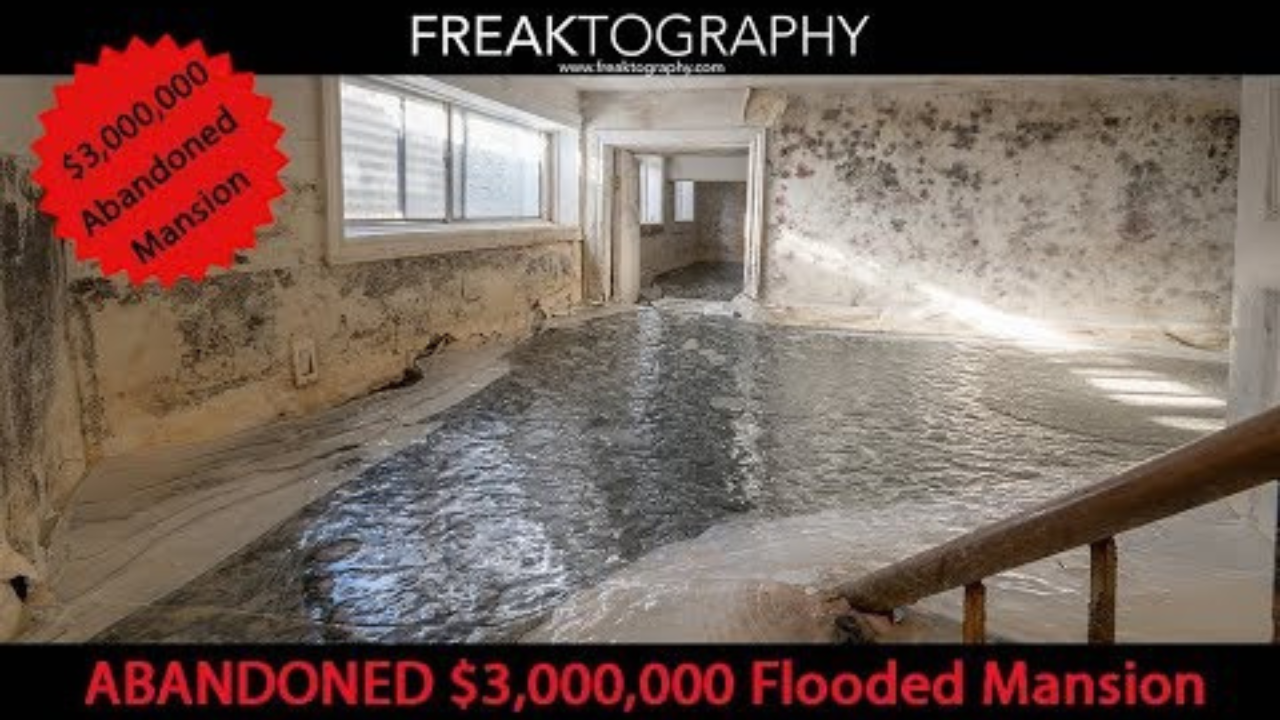 Abandoned $3,000,000 Estate Mansion With a Flooded Basement