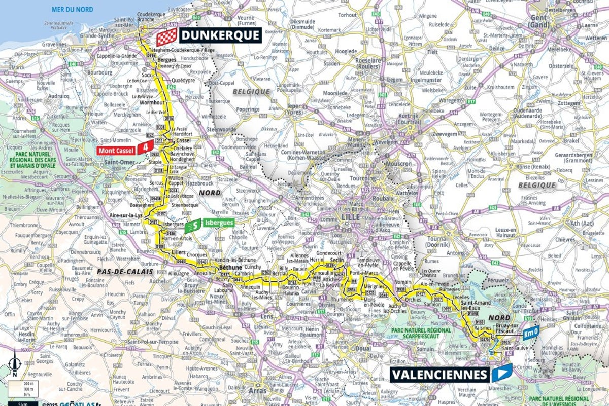 Tour de France stage 3 preview: Crosswinds may jeopardise sprinters’ hopes