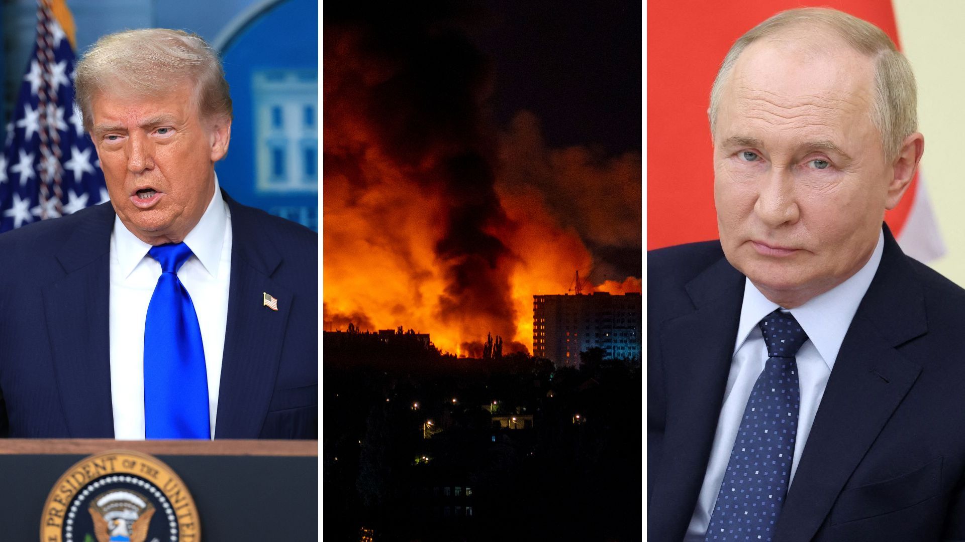 Putin blocks Trump, then bombs Kyiv